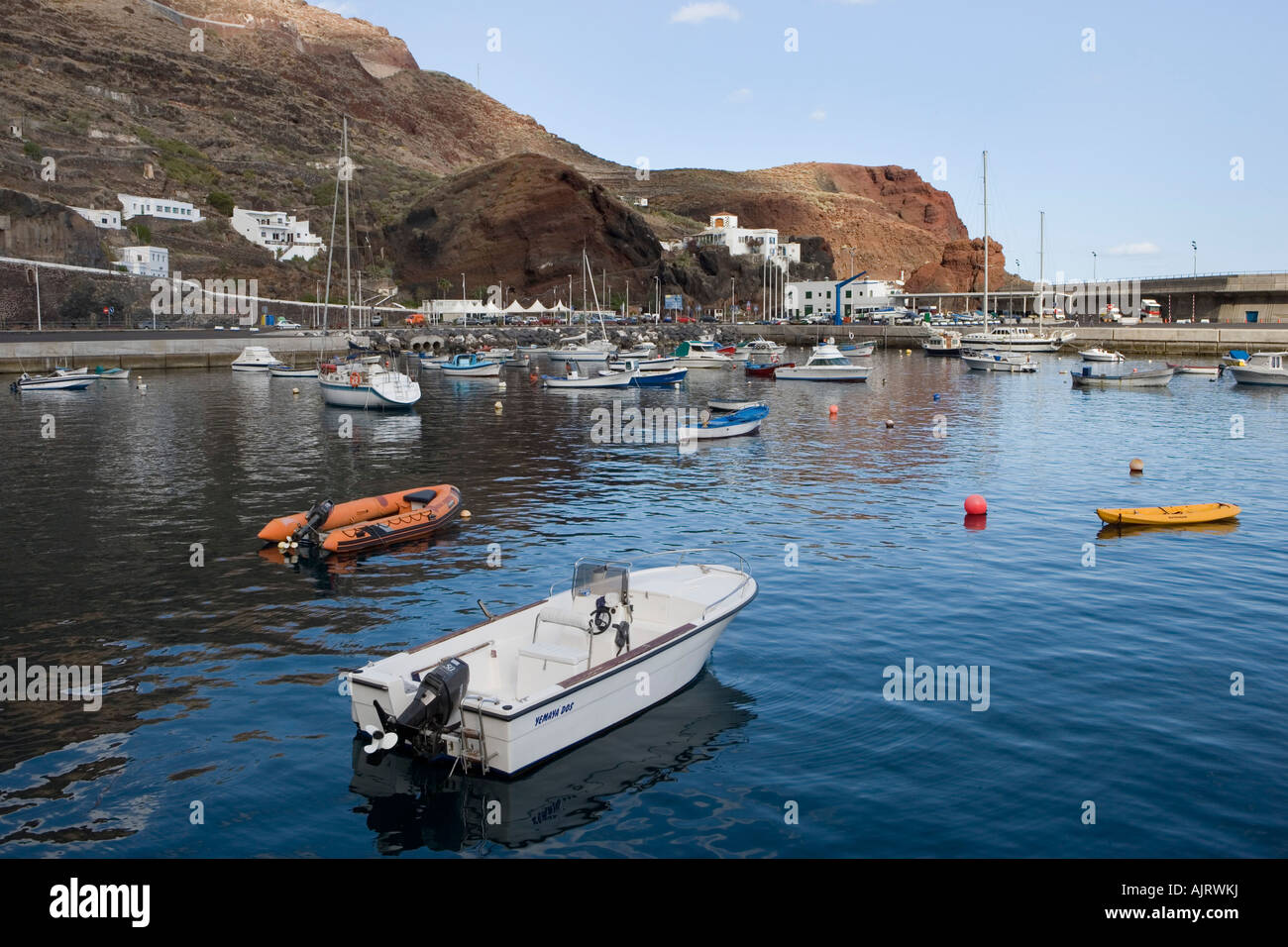 Port basin near the capital Valverde The harbour is embarkation point ...