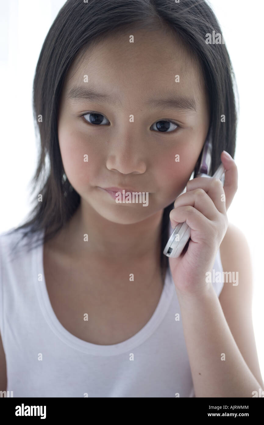 Beautiful girls on cell hi-res stock photography and images - Alamy