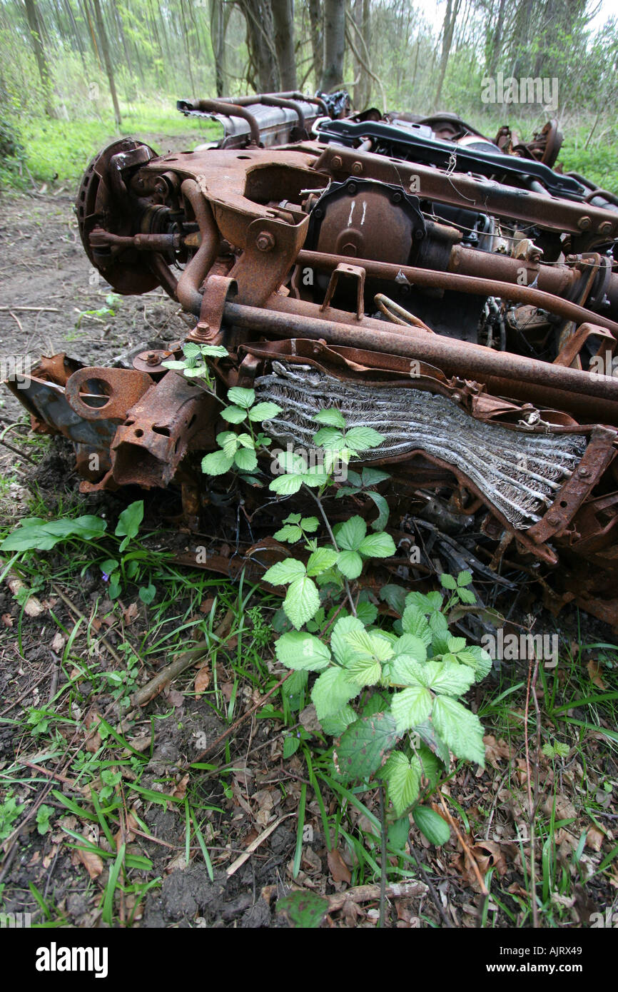 Burnt out car hi-res stock photography and images - Alamy