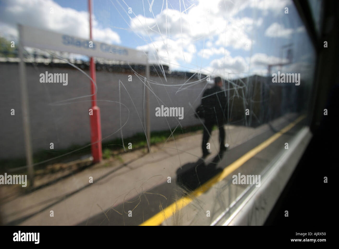 Scratched train window hi-res stock photography and images - Alamy
