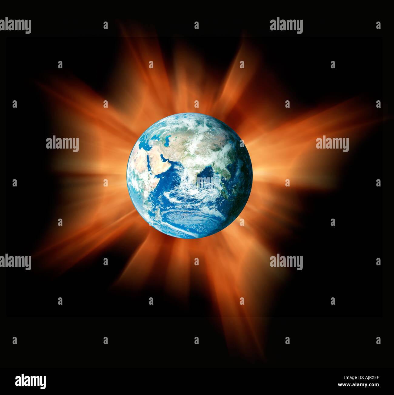Effect global warming climate change environment hi-res stock ...