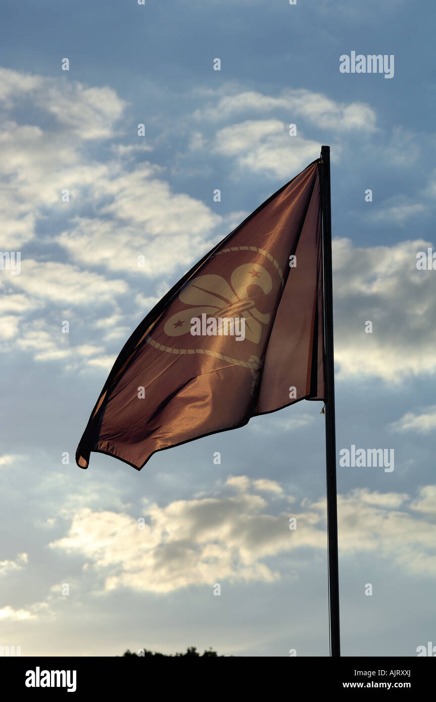 flag of World Scout movement Stock Photo - Alamy