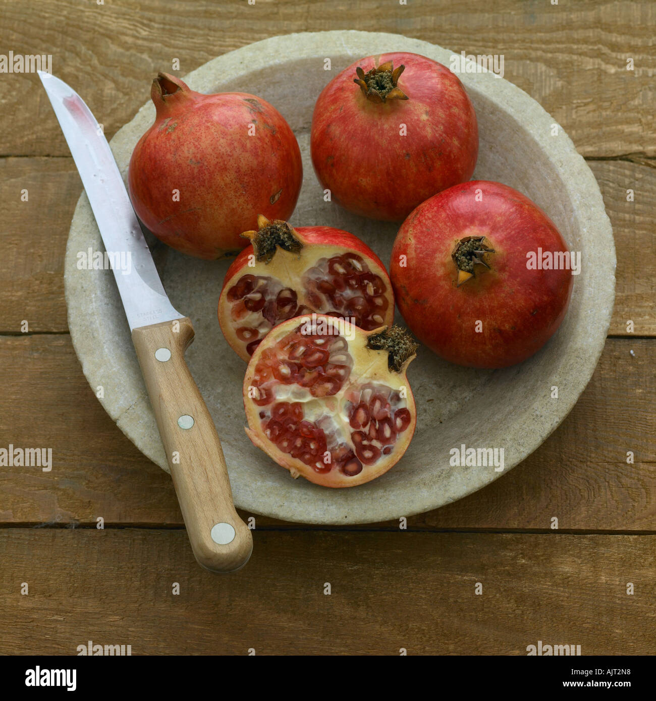 Pomegranates inside hi-res stock photography and images - Alamy