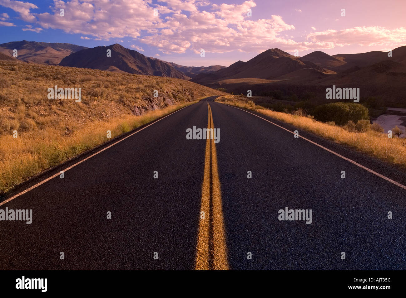 Road going into the distance Stock Photo - Alamy