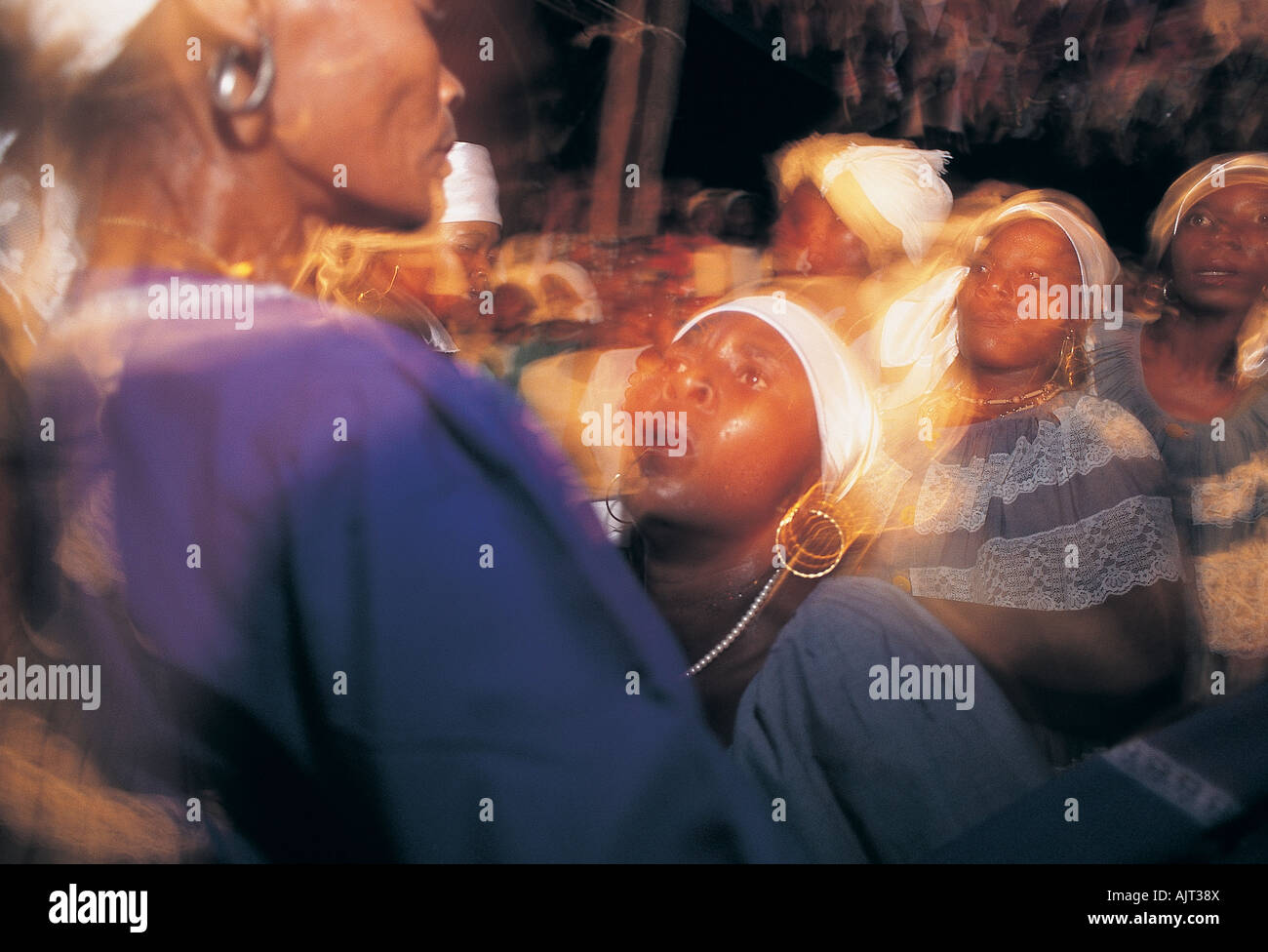 Voodoo ceremony, Haiti Stock Photo - Alamy