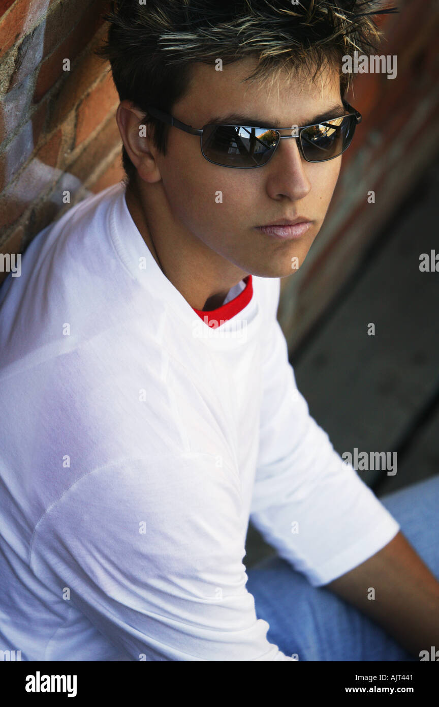 Boy with attitude Stock Photo - Alamy