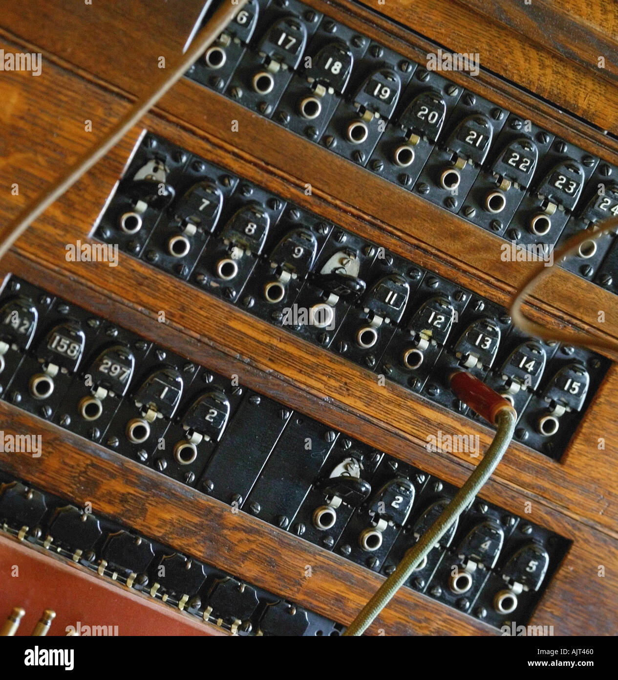 An old switchboard Stock Photo - Alamy