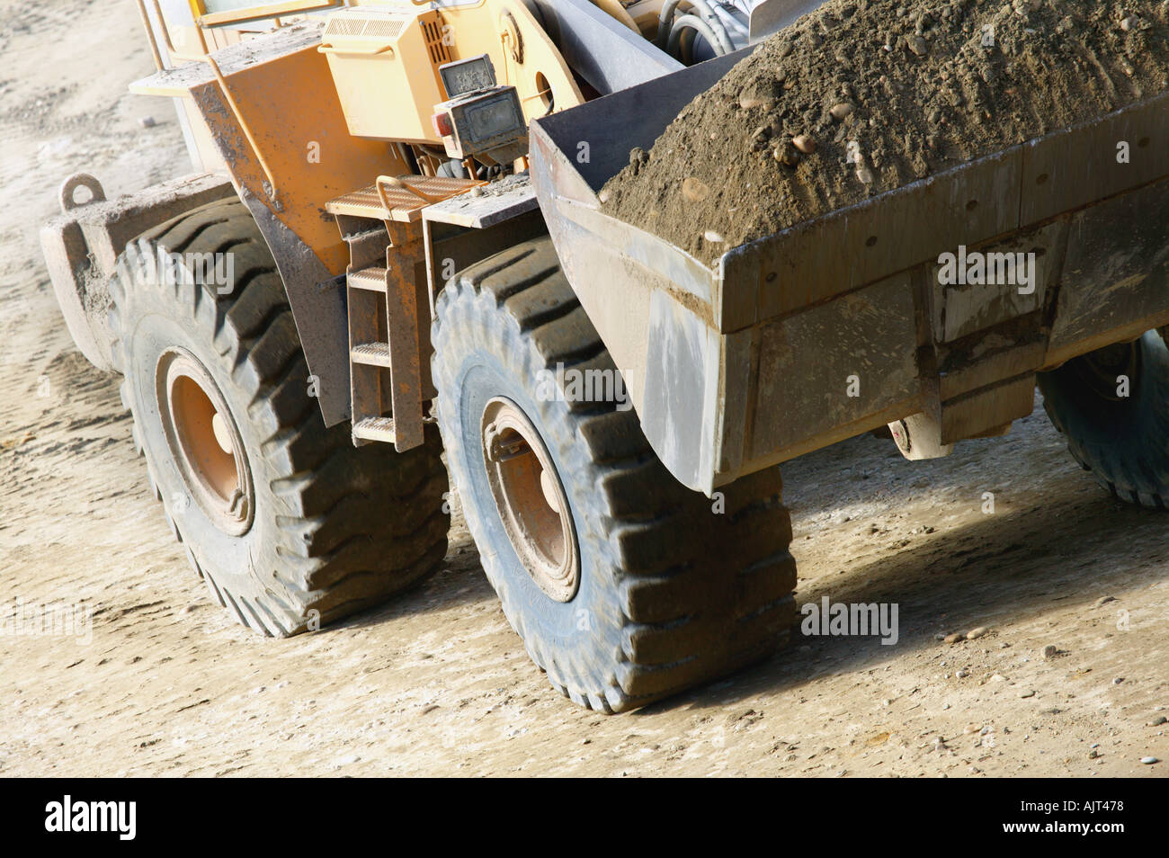 Tire tracks of a loader hi-res stock photography and images - Alamy