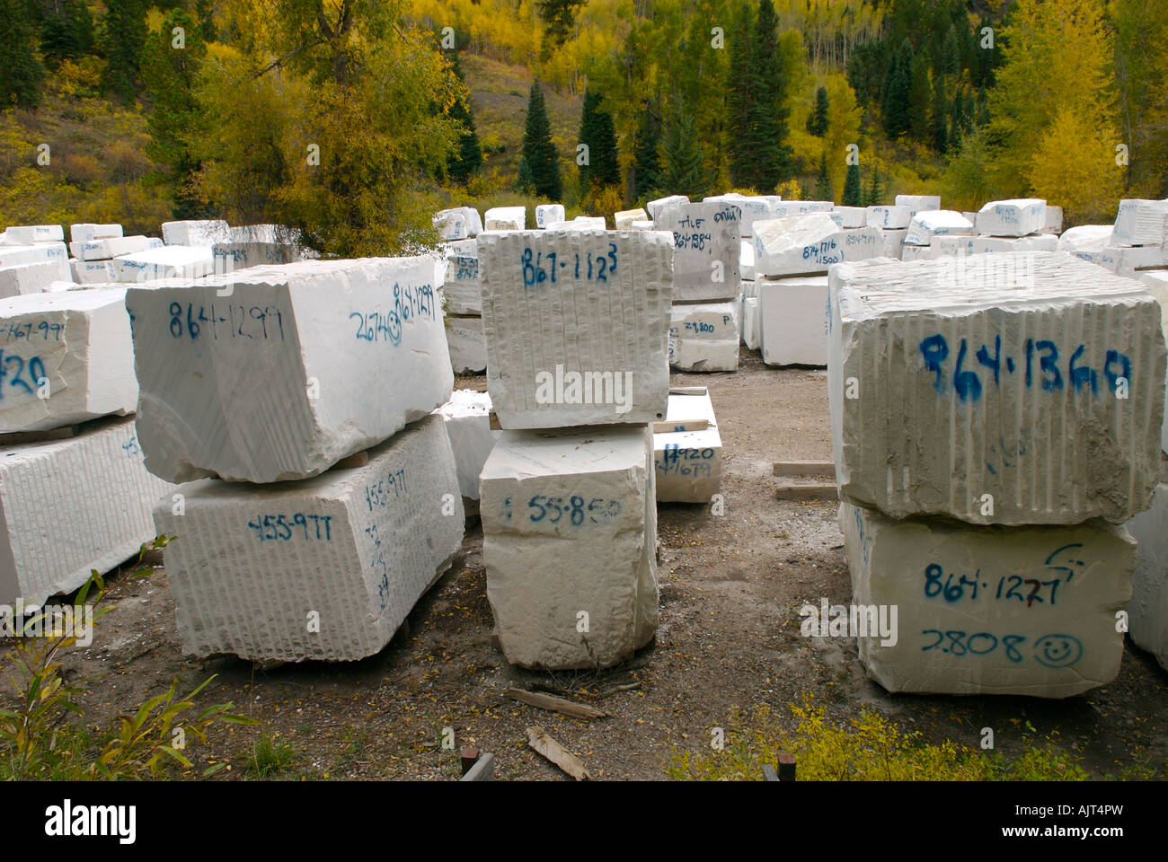 Quarry marble blocks hi-res stock photography and images - Alamy