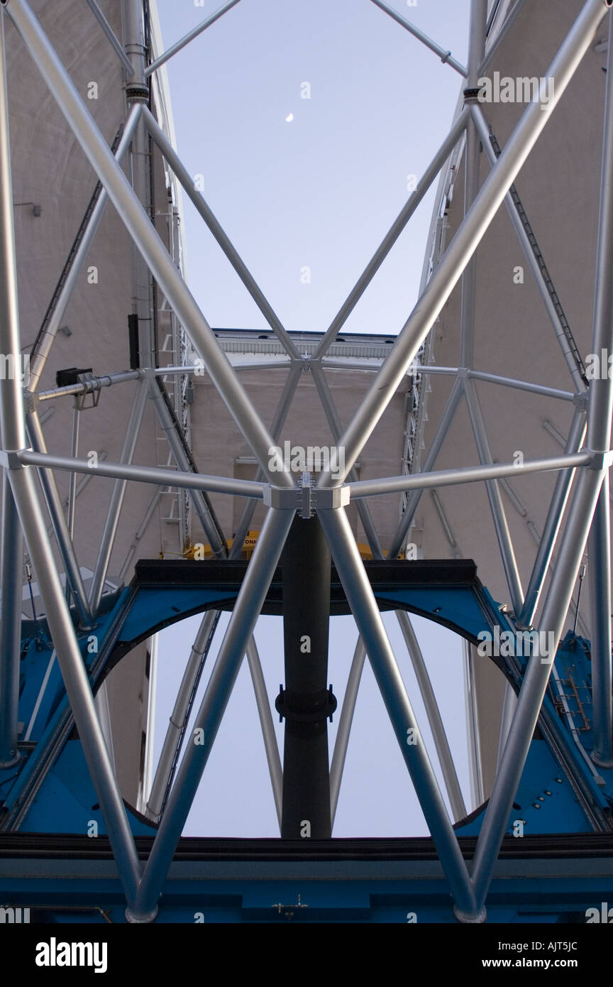 Primary mirror of the Gemini North telescope, Mauna Kea Observatory ...