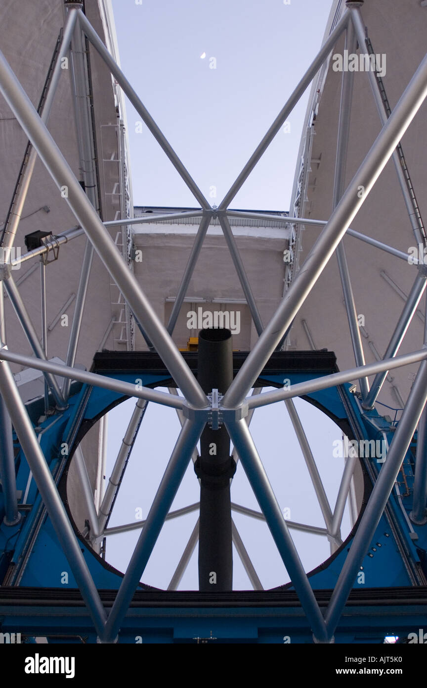 Primary mirror of the Gemini North telescope, Mauna Kea Observatory ...