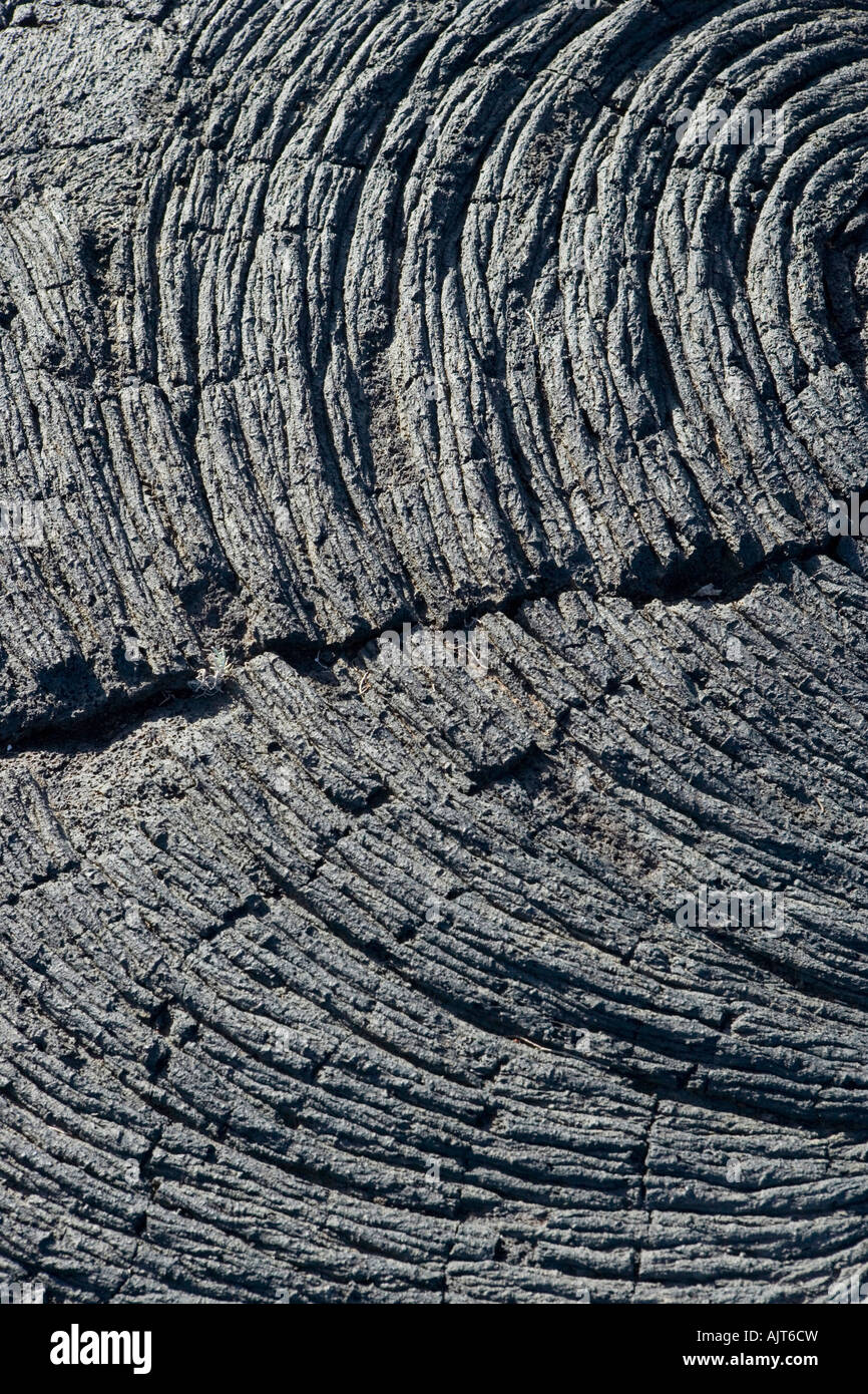 El Hierro, La Restinga, View of a chilled lava form in the south of the ...