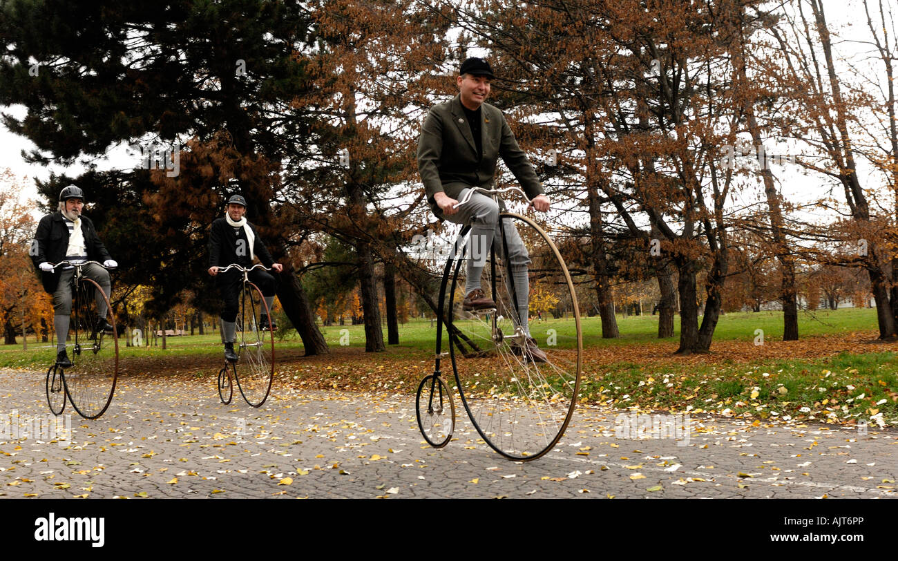Penny Farthing at Prague Czech Republic Stock Photo - Alamy