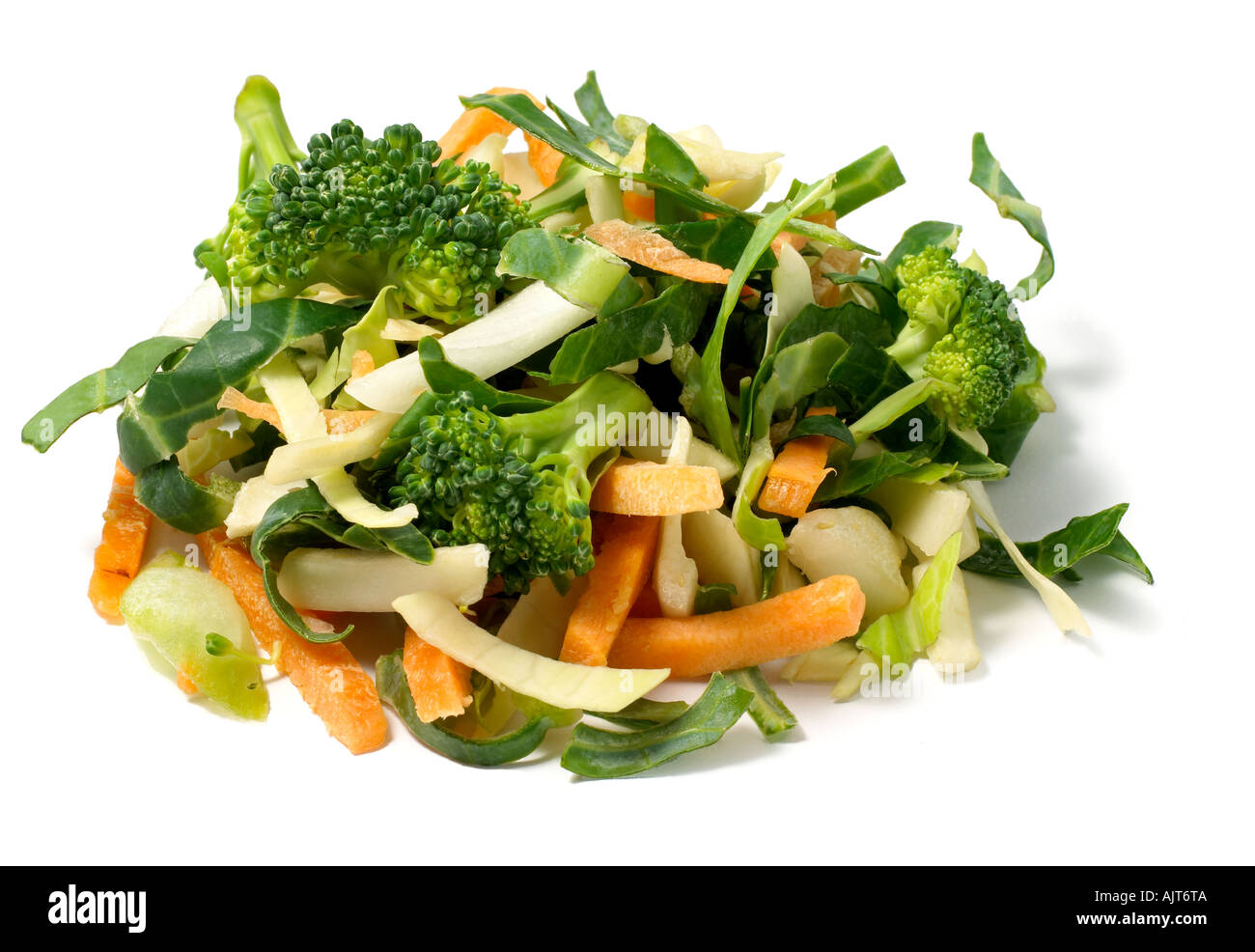 Vegetable Stir Fry cut out on a white background Stock Photo - Alamy