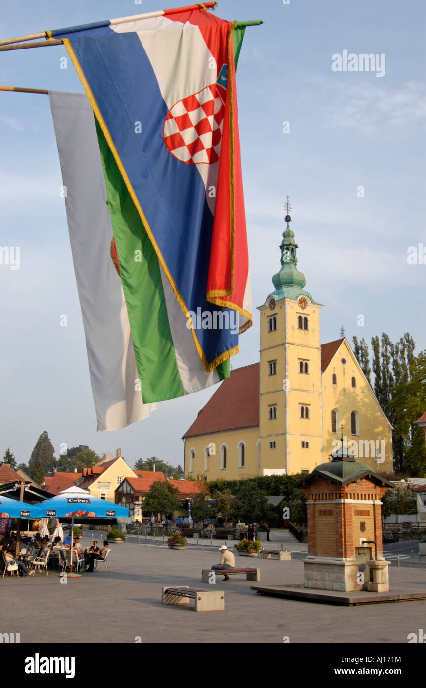 Samobor town square Stock Photo - Alamy