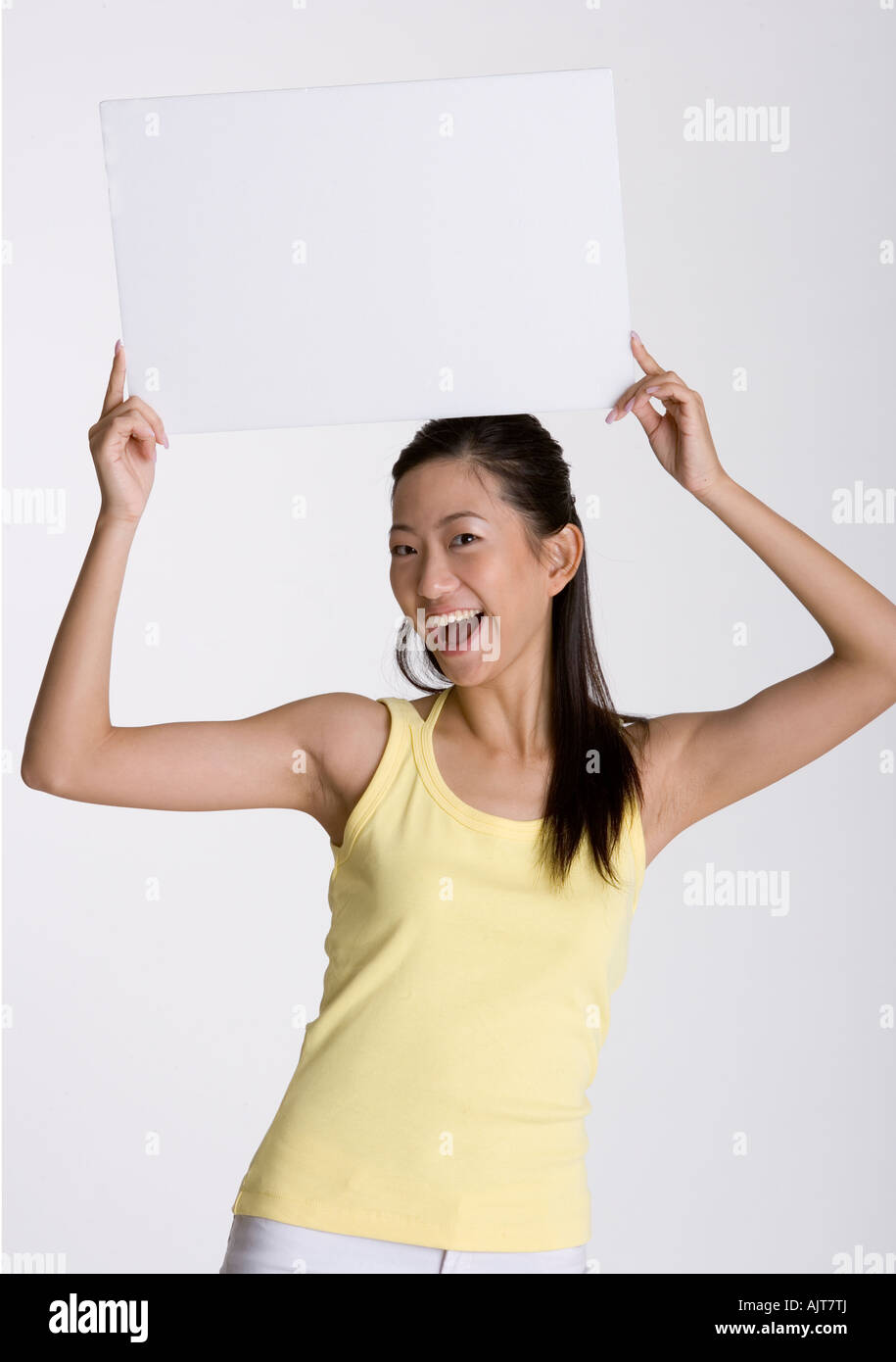 Raised placard hi-res stock photography and images - Alamy