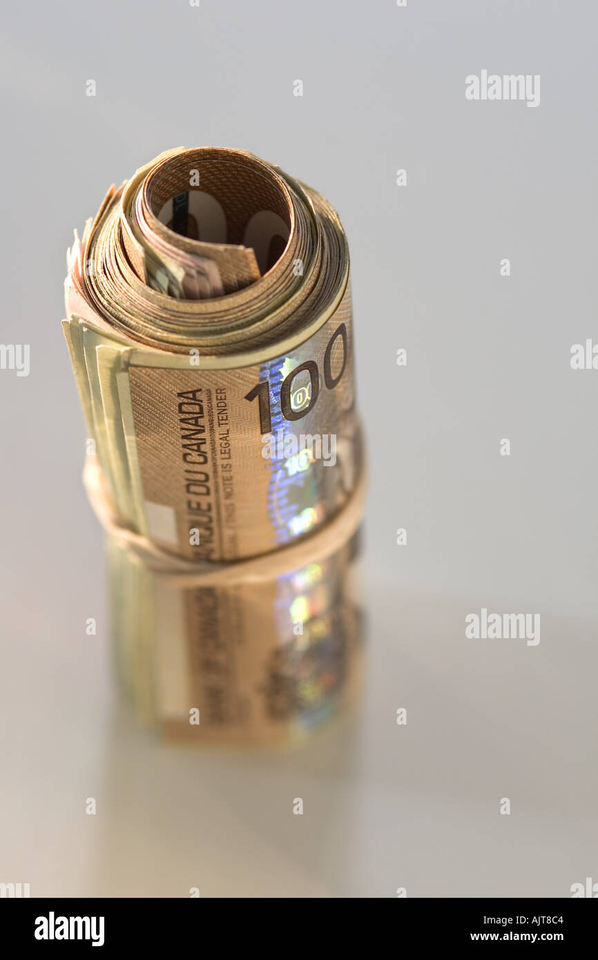 Canadian Money Roll High Resolution Stock Photography and Images - Alamy