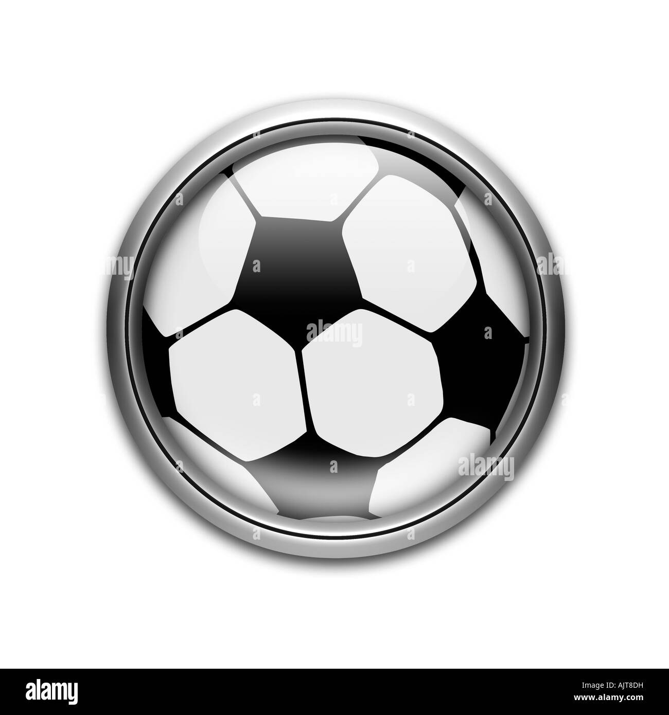 Football symbol Black and White Stock Photos & Images - Alamy