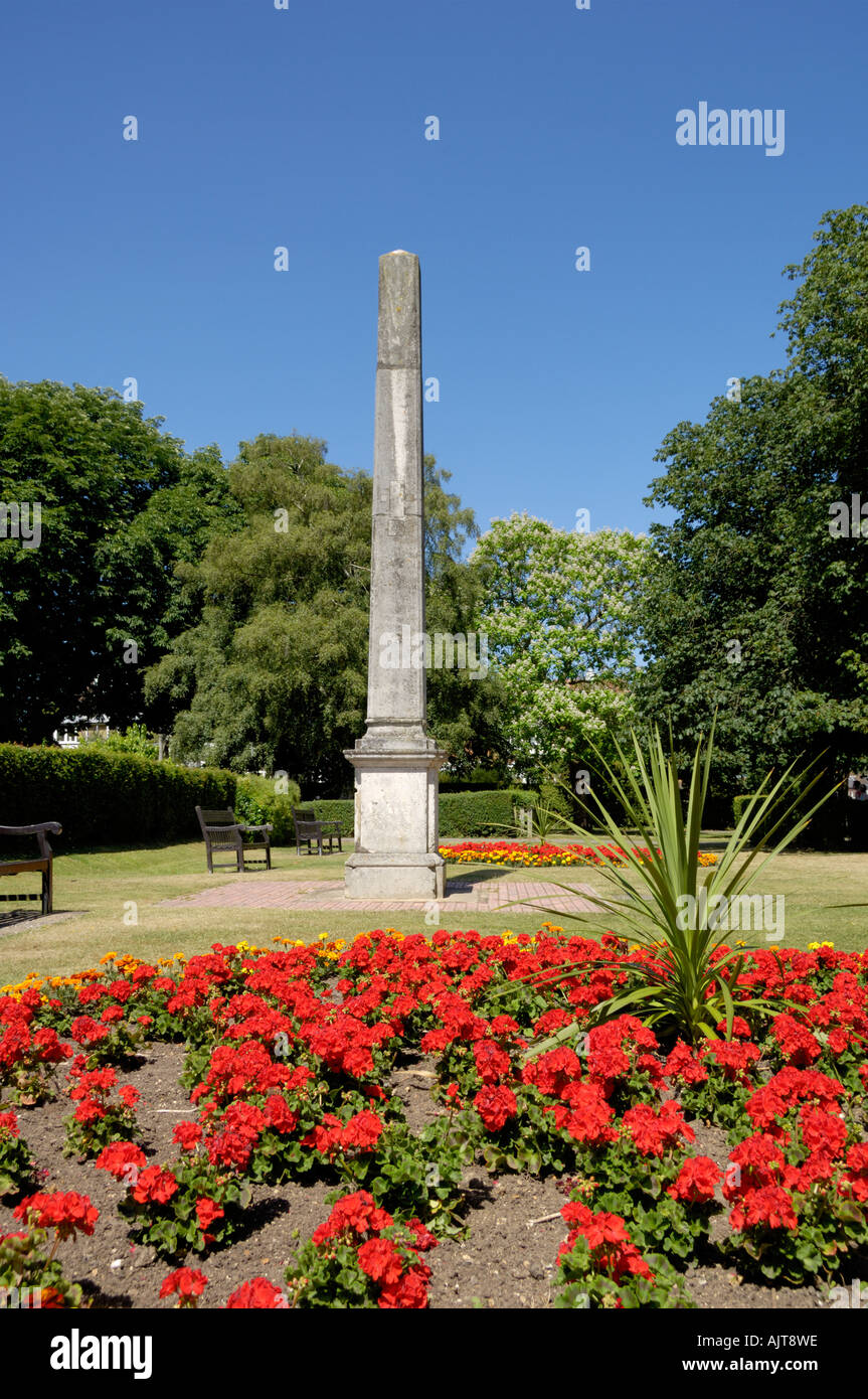Obelisk in Henley on thames England Stock Photo - Alamy