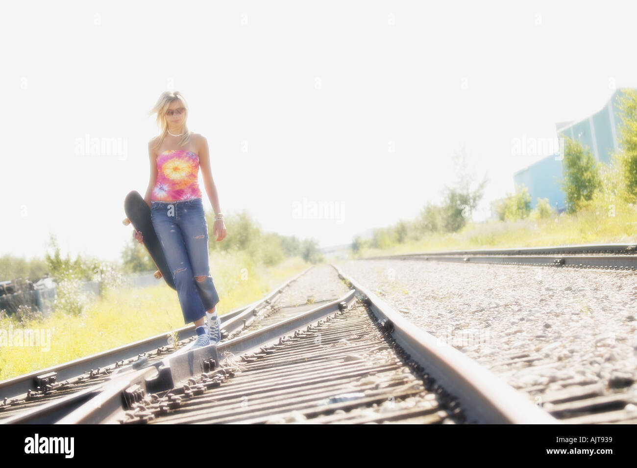 Reflect on tracks hi-res stock photography and images - Alamy