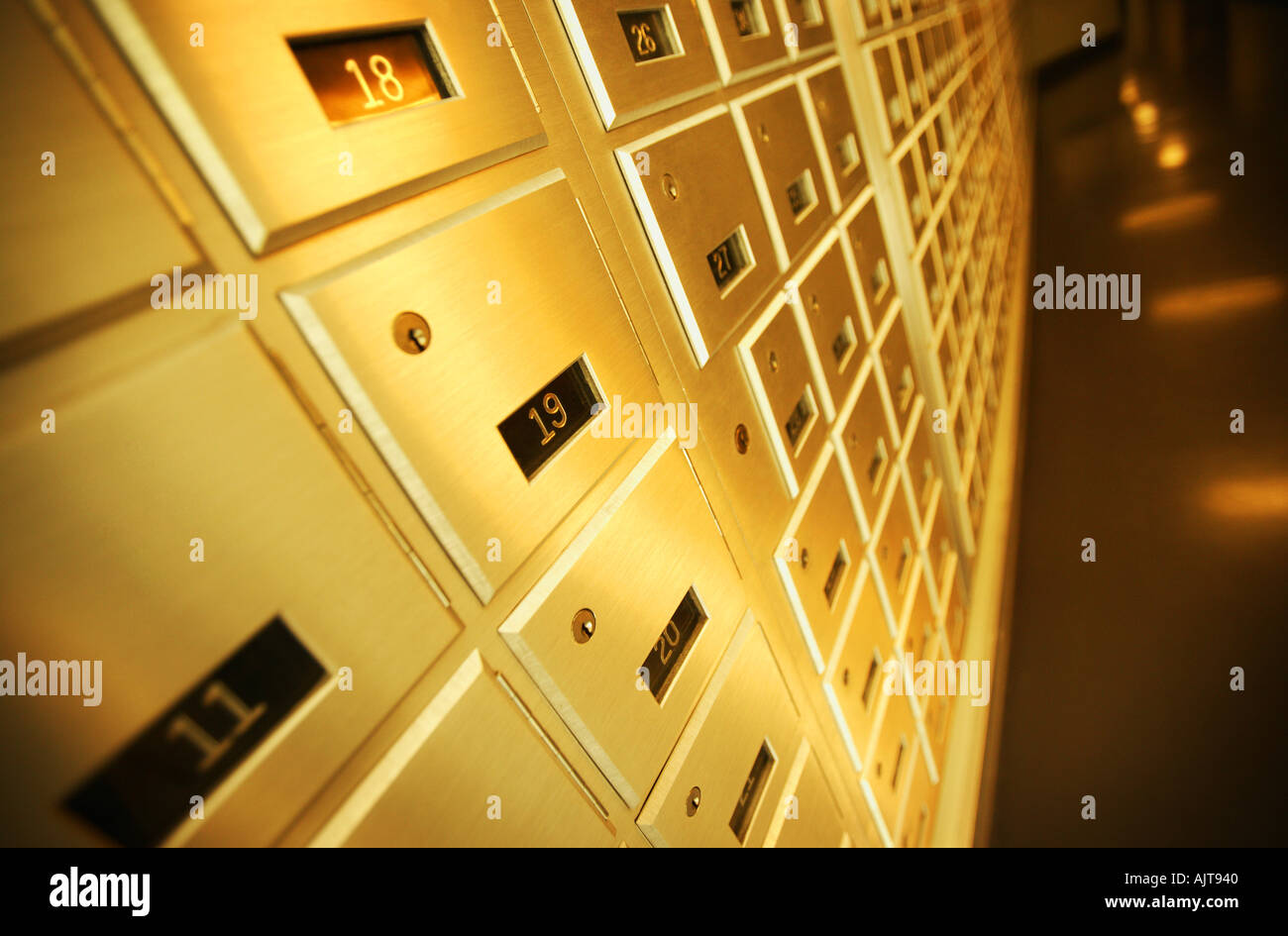Silver mailboxes hi-res stock photography and images - Alamy
