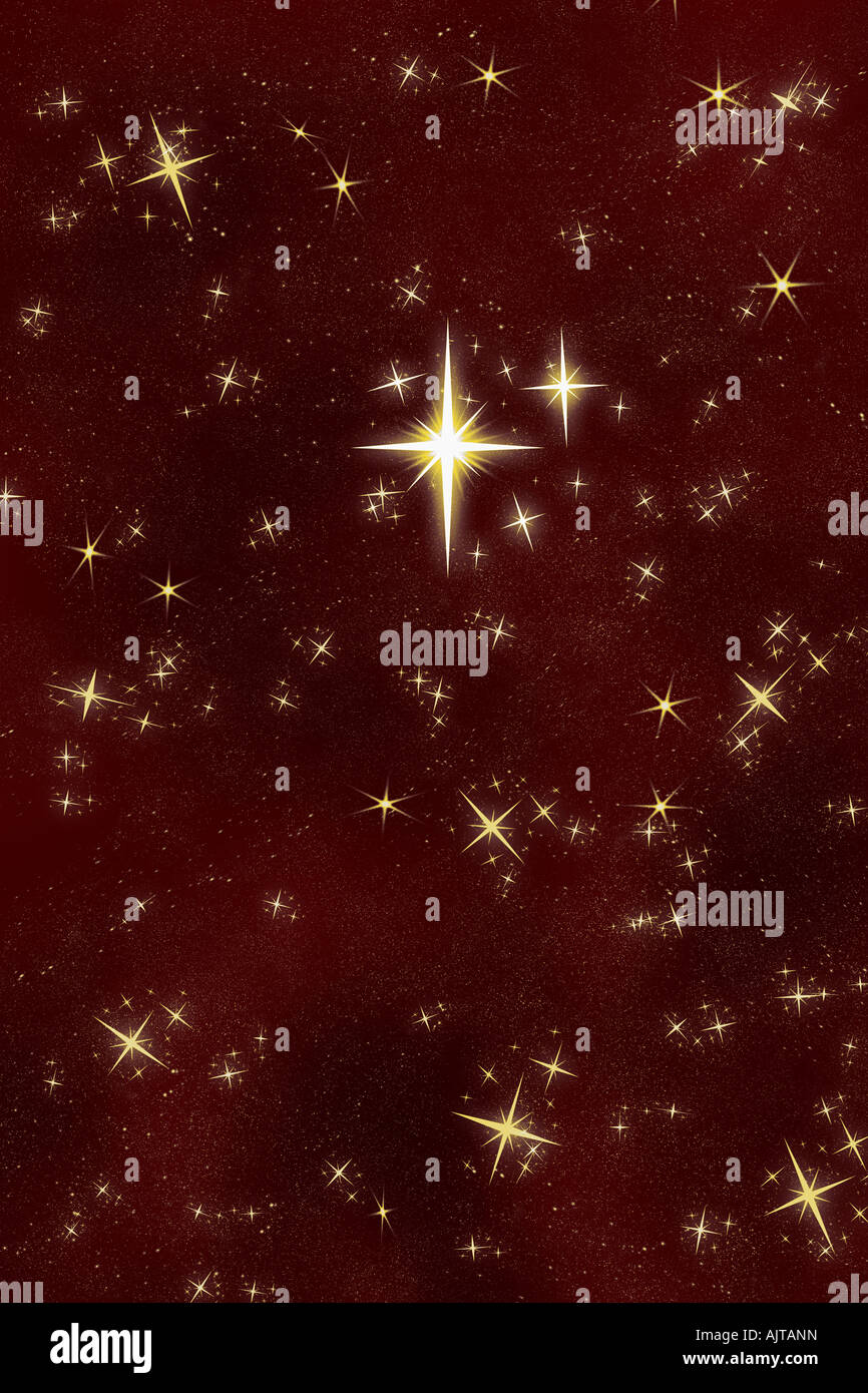 big bright and beautiful wishing or christmas star Stock Photo - Alamy