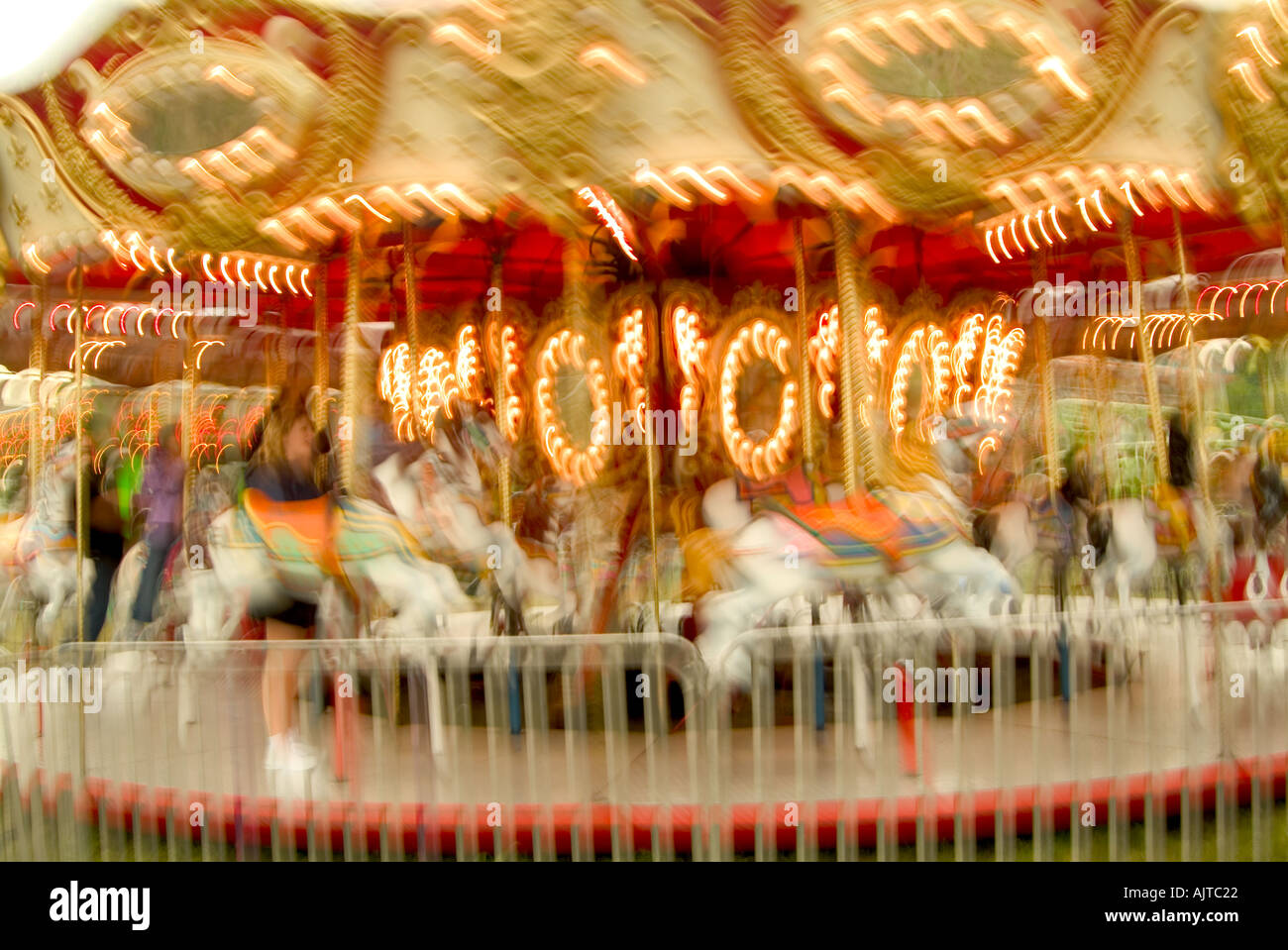 Merry Go Around Stock Photo - Alamy