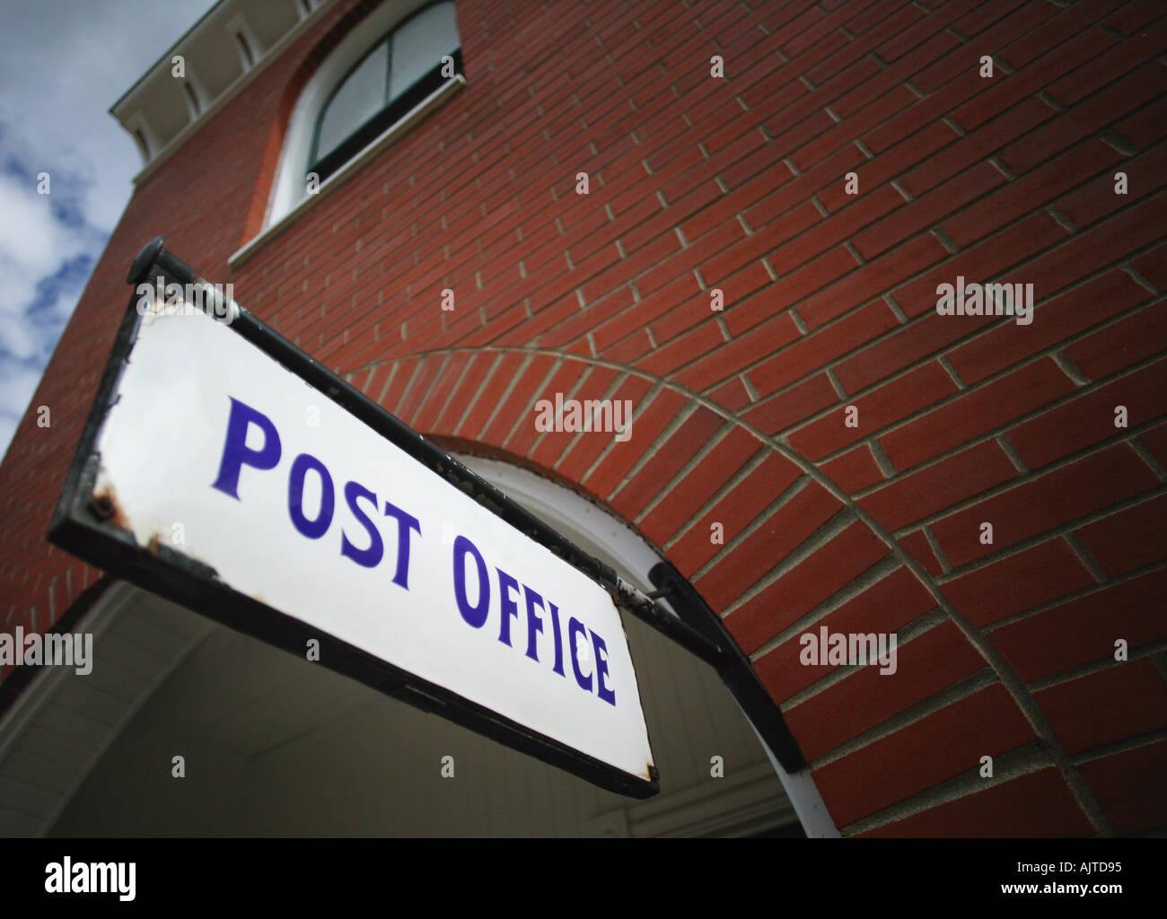 Post office sign Stock Photo - Alamy