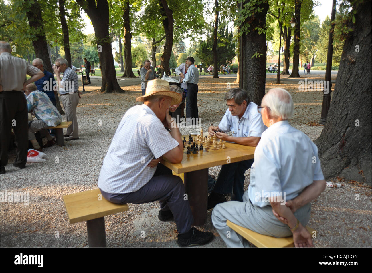 Kalemegdan park chess hi-res stock photography and images - Alamy