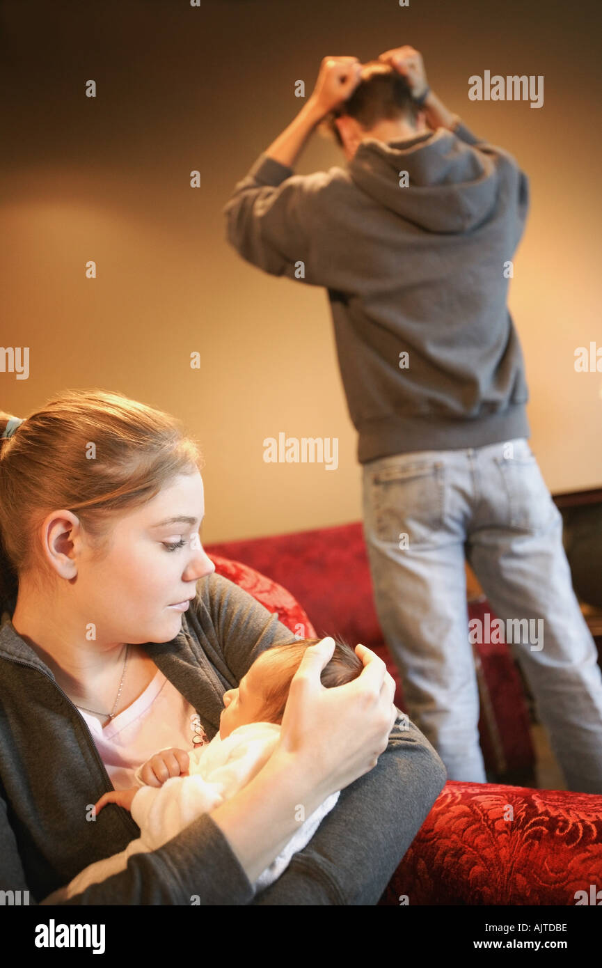 Unmarried couples with children hi-res stock photography and images - Alamy