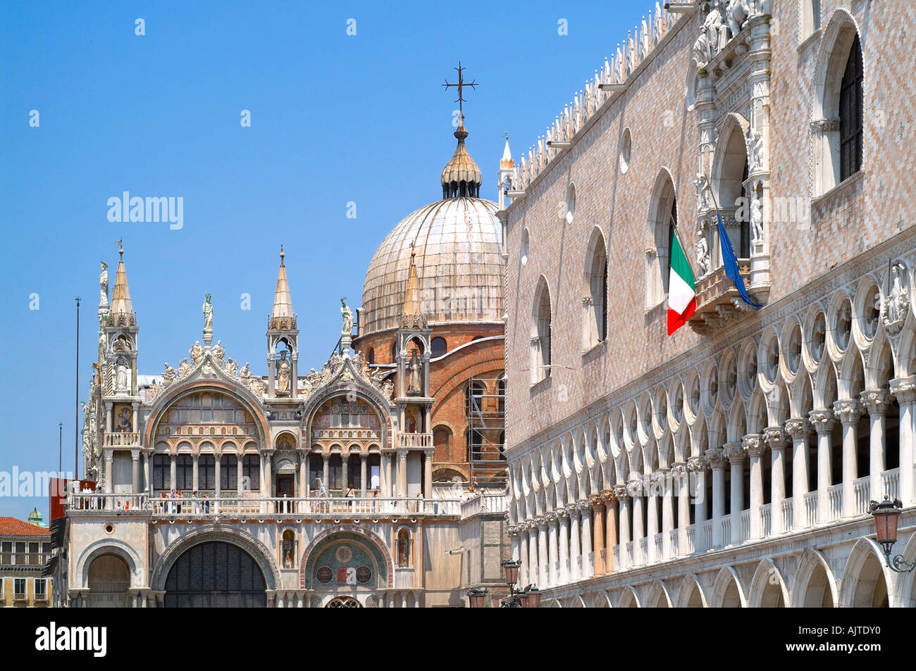 Angle of St. Mark’s square Stock Photo - Alamy
