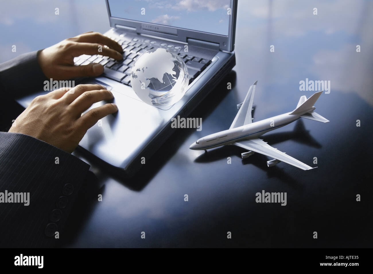 Global communication and travel Stock Photo - Alamy