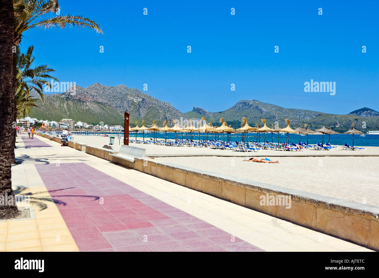 PUERTO POLLENSA MAJORCA Stock Photo - Alamy