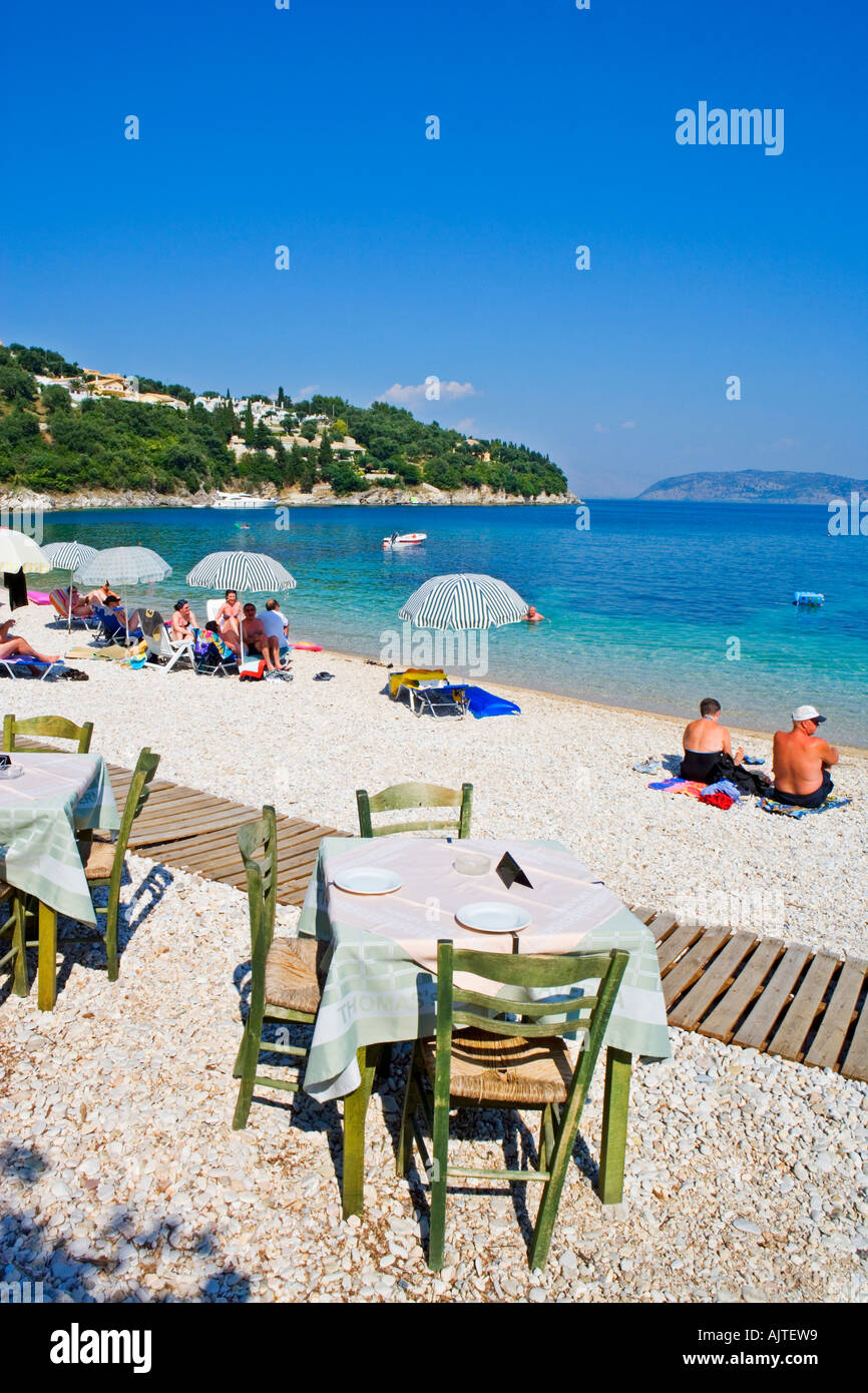 Empty beach in greece hi-res stock photography and images - Alamy