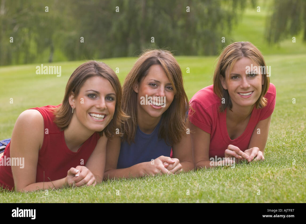 Three teenage girls Stock Photo - Alamy