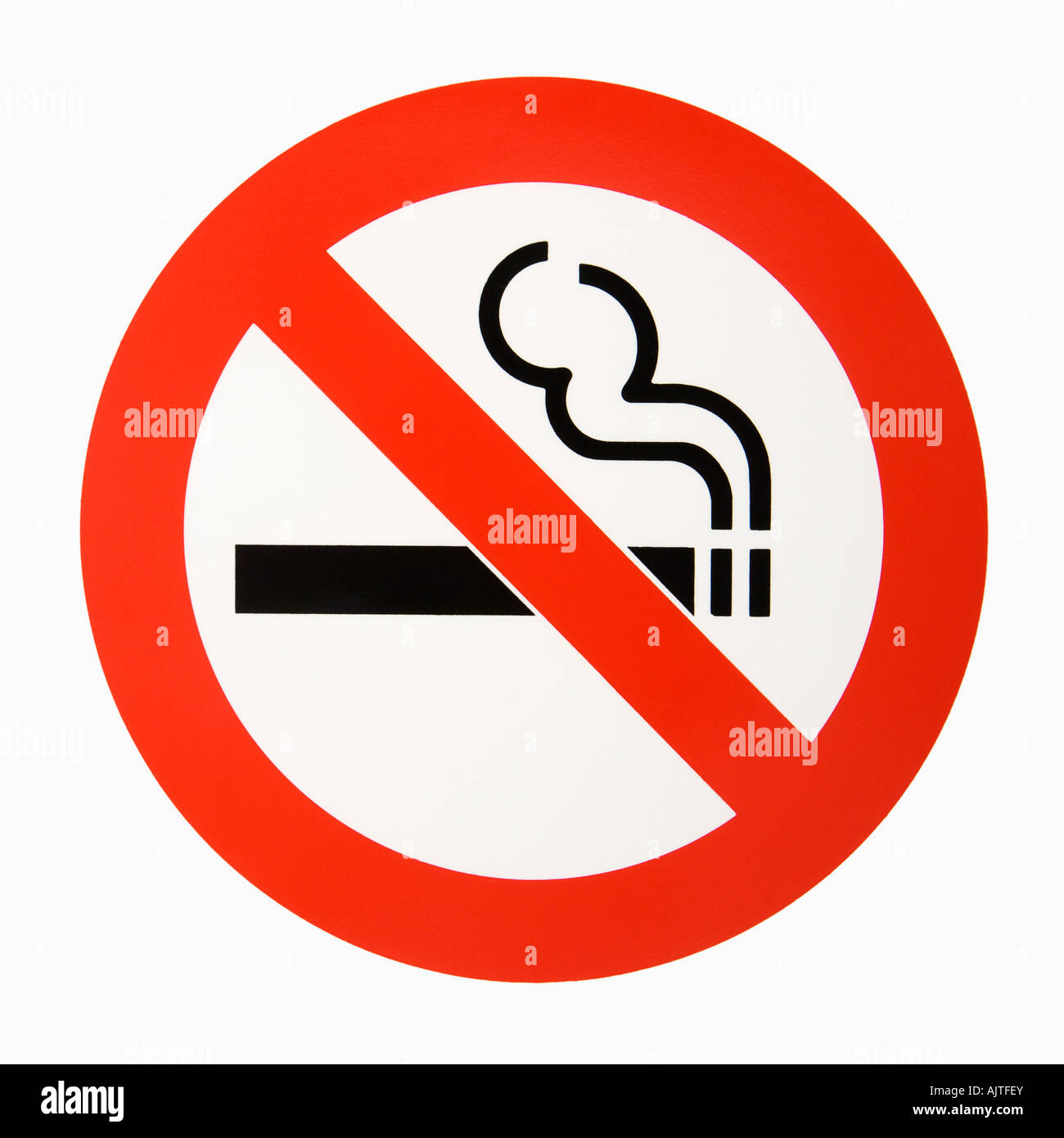 Smoking free logo Cut Out Stock Images & Pictures - Alamy