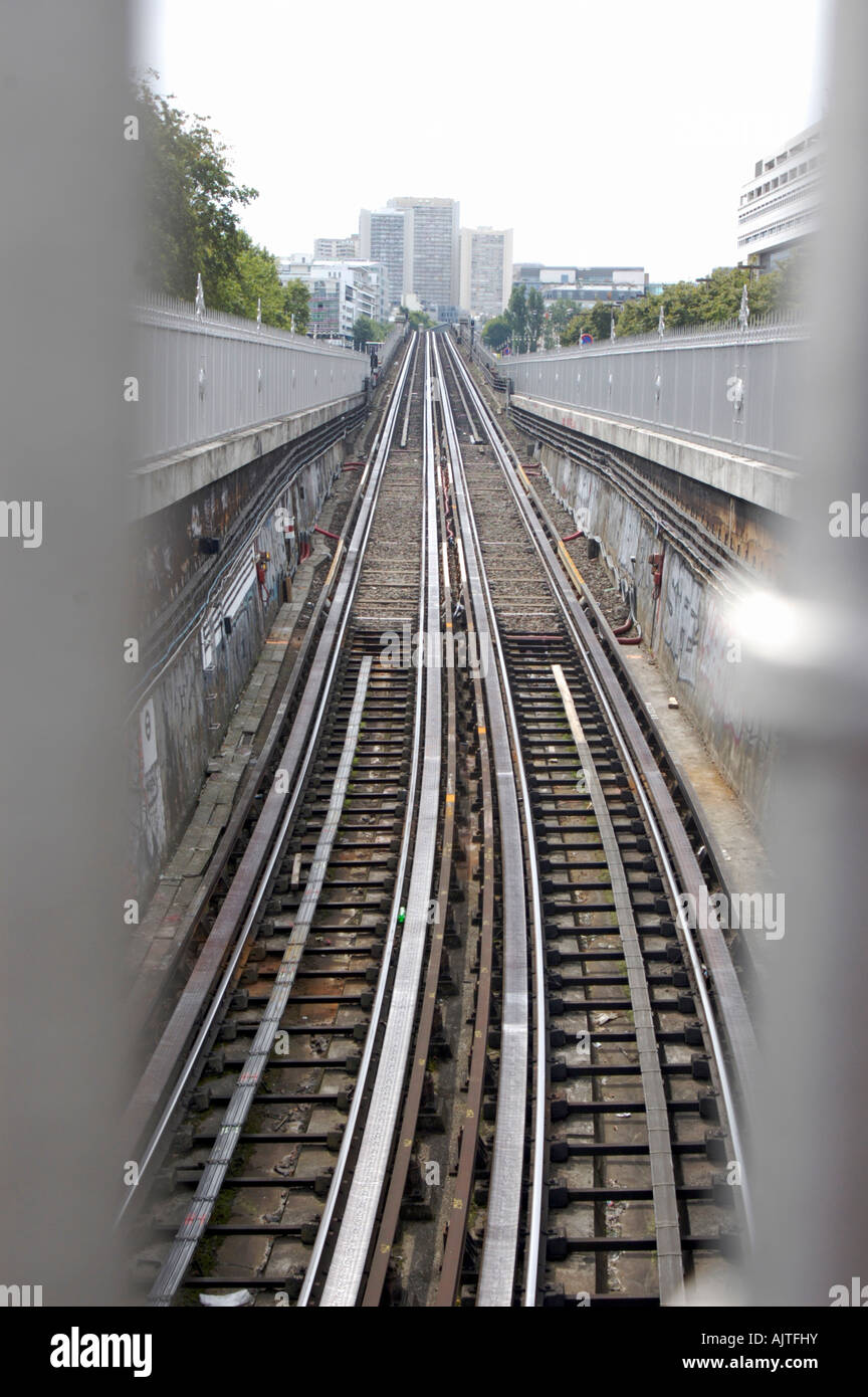 paris metro line Stock Photo - Alamy