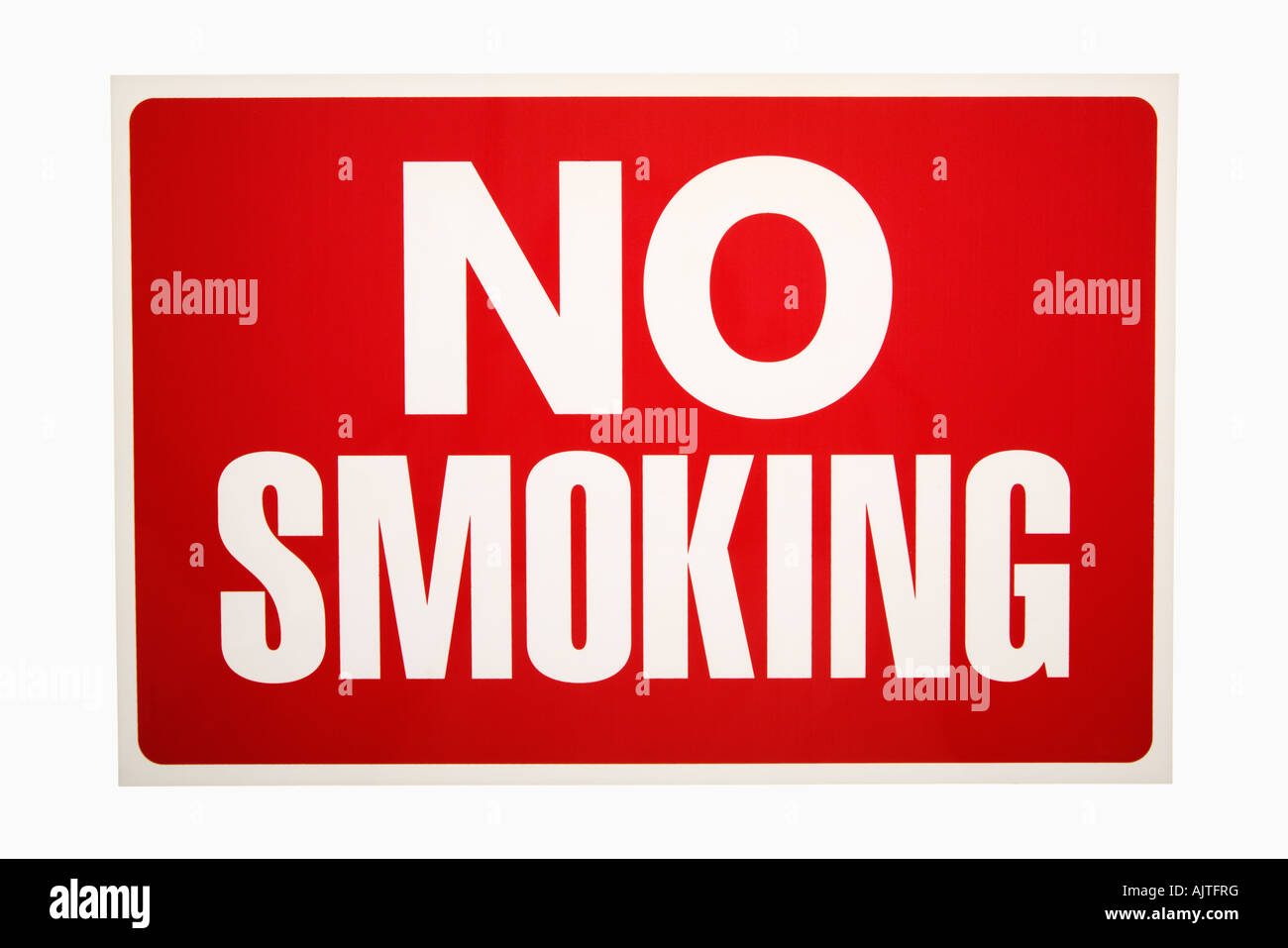Red no smoking sign Stock Photo - Alamy