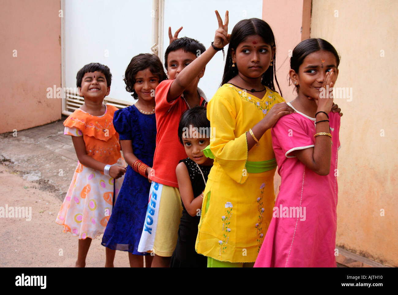 The innocence of childhood expressed in their games Stock Photo - Alamy
