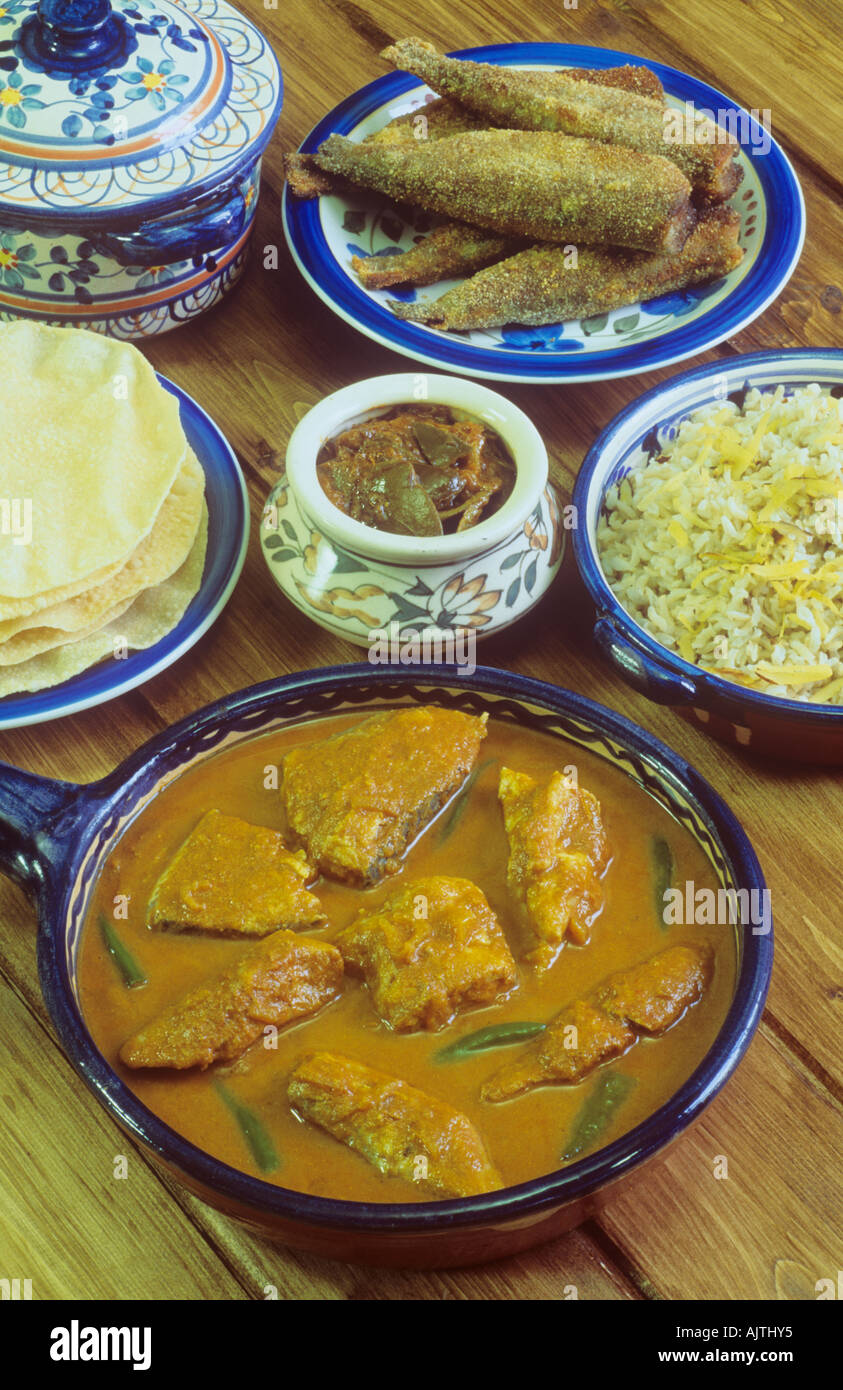 Goa fish curry rice hi-res stock photography and images - Alamy
