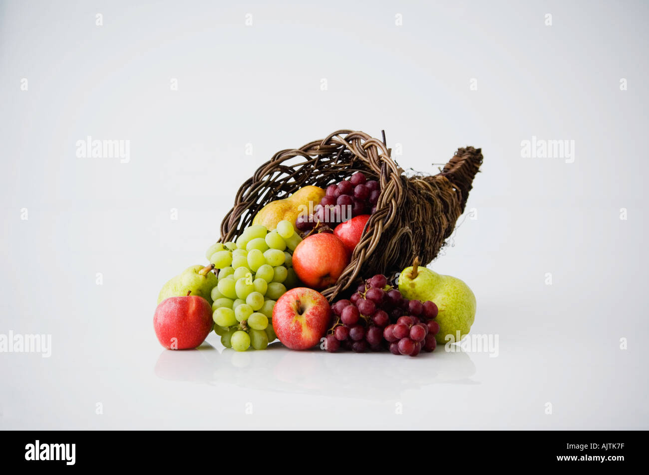Cornucopia of fruit Stock Photo - Alamy