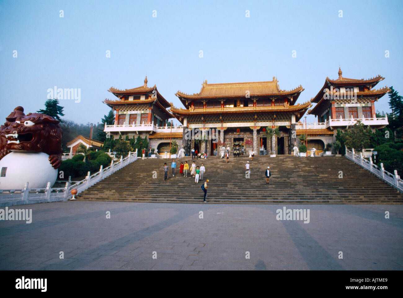 Taiwan Sun Moon Lake Wenwu Temple Stock Photo - Alamy