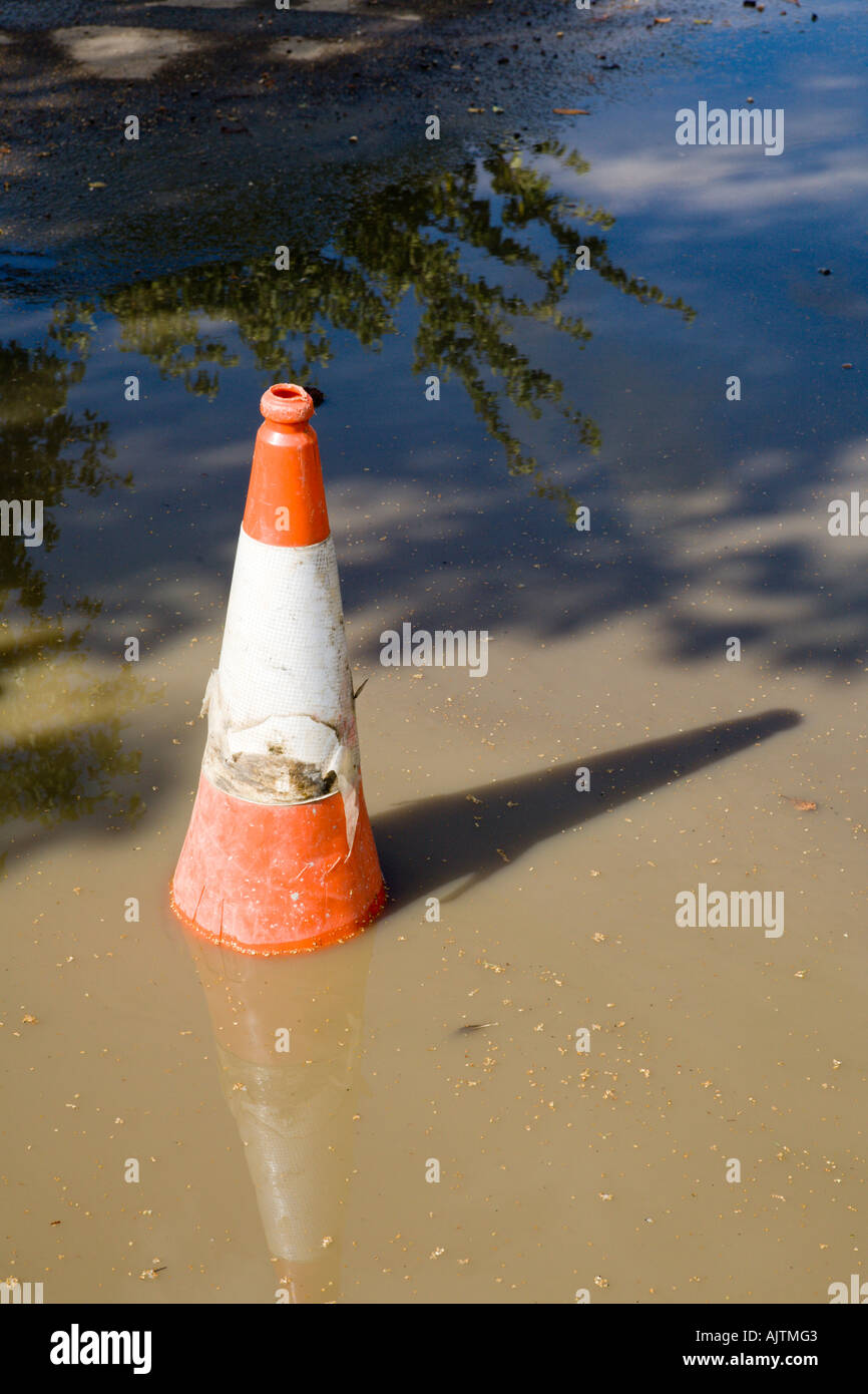 top of cone in water Stock Photo - Alamy