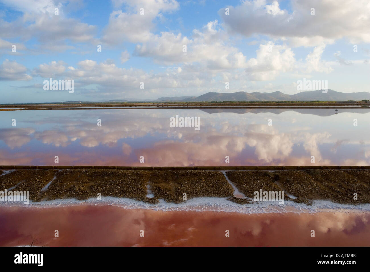 Salt Mine, Saline, For Seasalt Extraction Through evaporation Stock ...