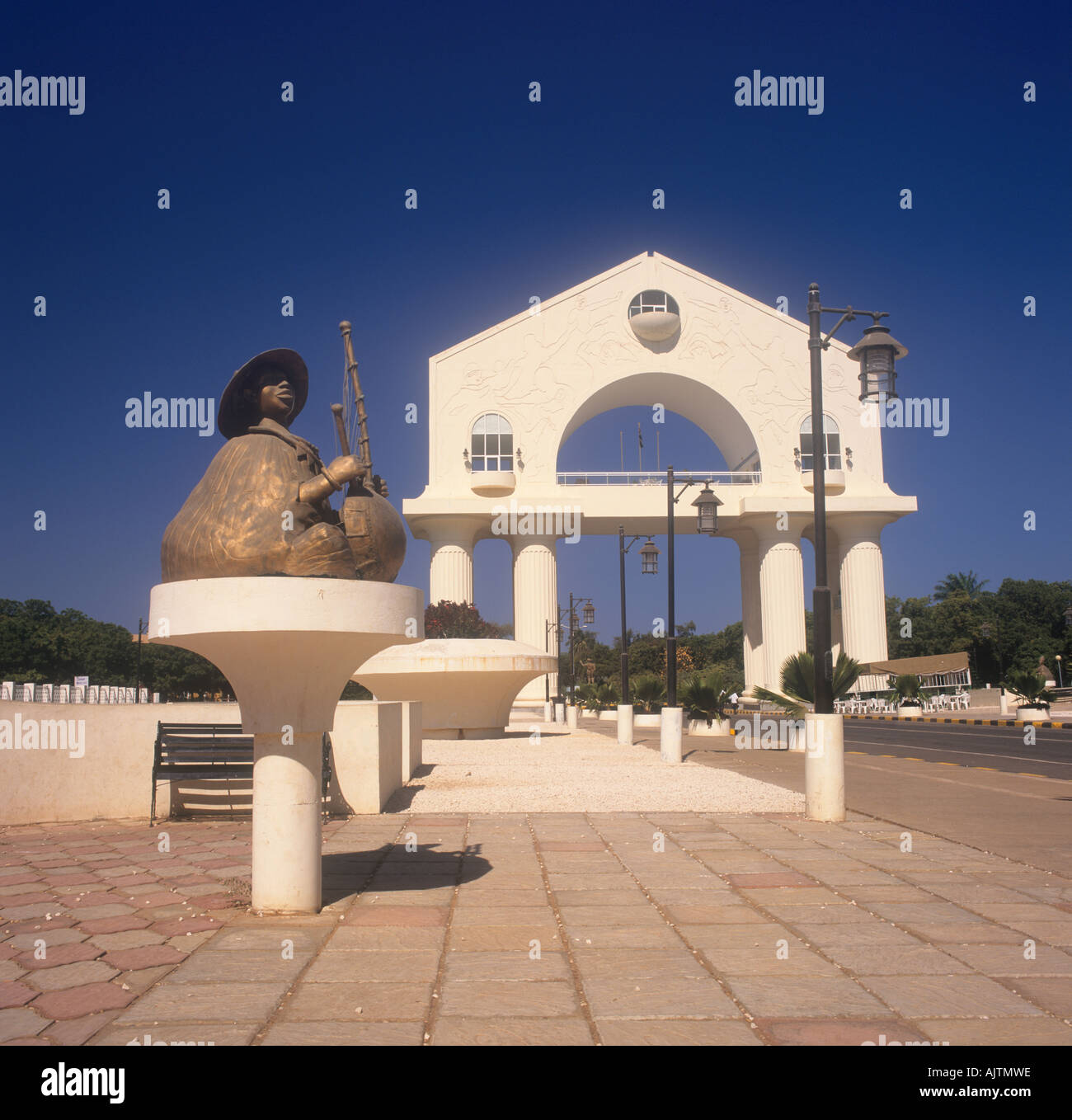 Arch 22 Banjul The Gambia Stock Photo - Alamy