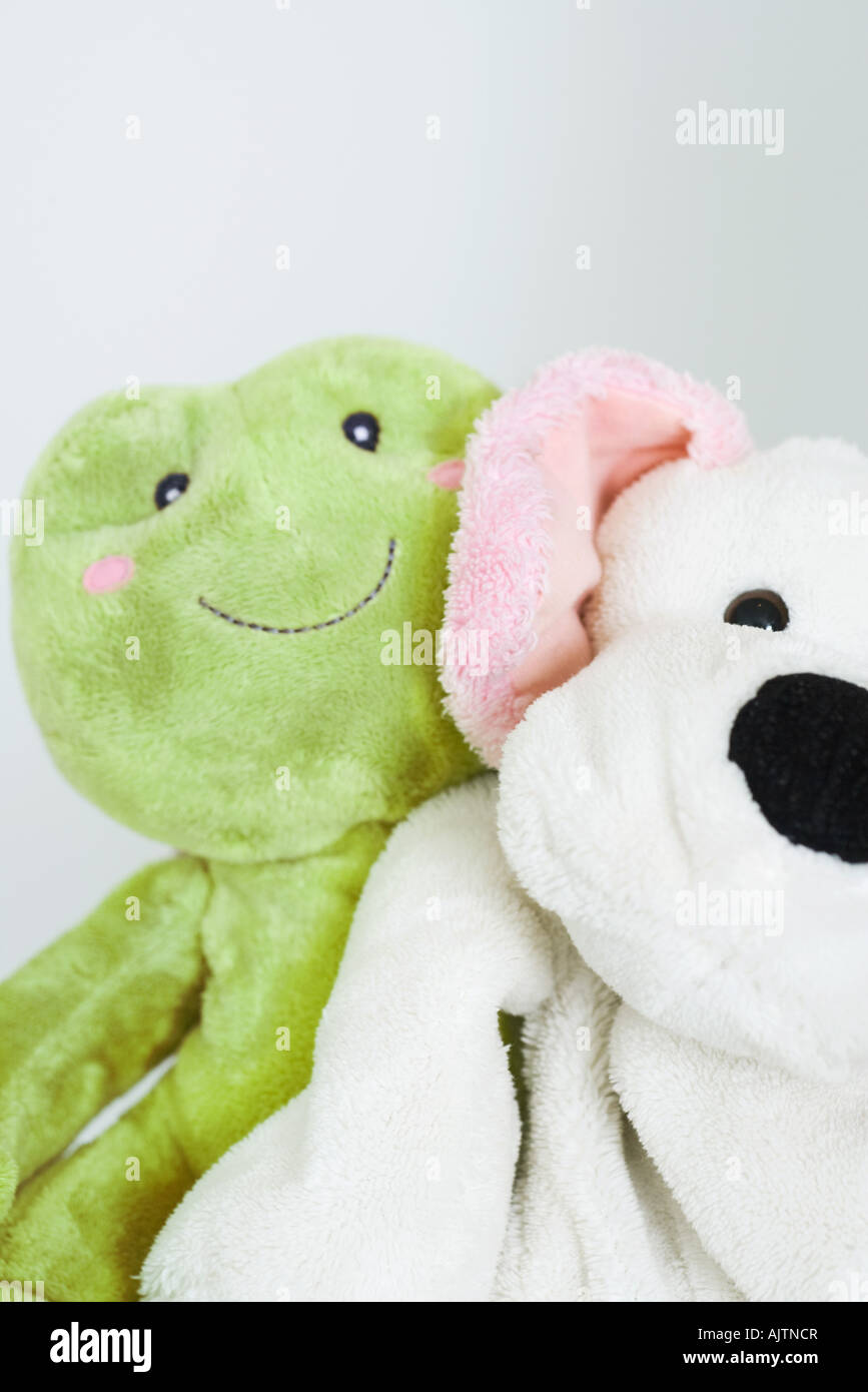 Two stuffed toys, portrait Stock Photo - Alamy