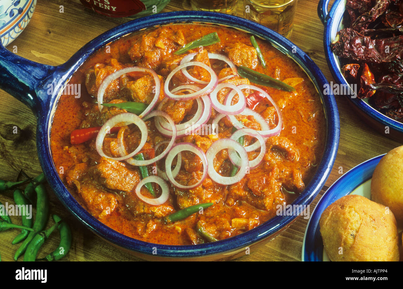 India Food Vindaloo curry Goa Stock Photo - Alamy