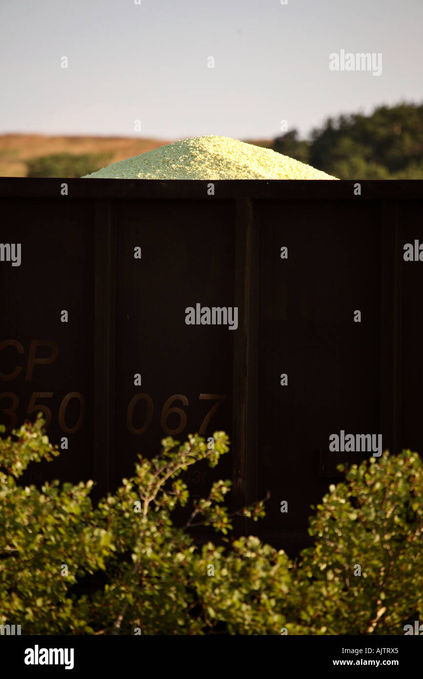 Shell Refinery plant S of Pincher Creek in southwestern Alberta Canada ...