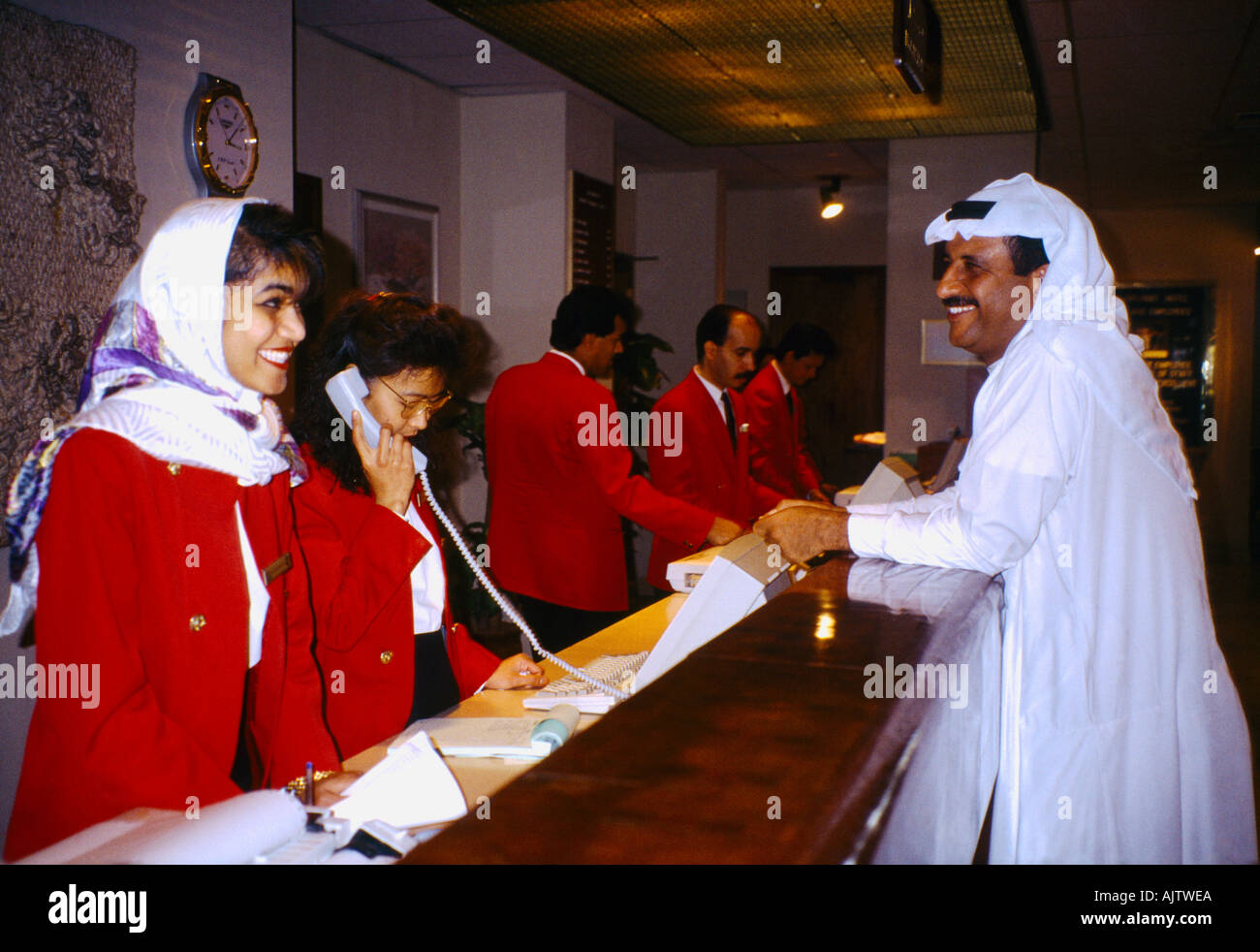 Manama Bahrain Bahrani Girls Working In Reception Of Diplomat Hotel ...