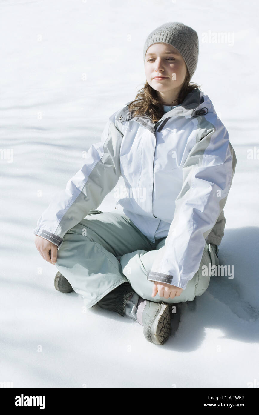 Sitting indian style back hi-res stock photography and images - Alamy